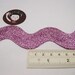 5 Yards Pink Jumbo Metallic Rick Rack Trim, Metallic Rick Rack, Jumbo ...