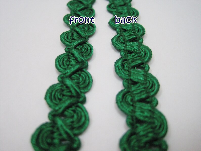 5 Yards Green Braid Braided Trim Braided Headband Picot | Etsy