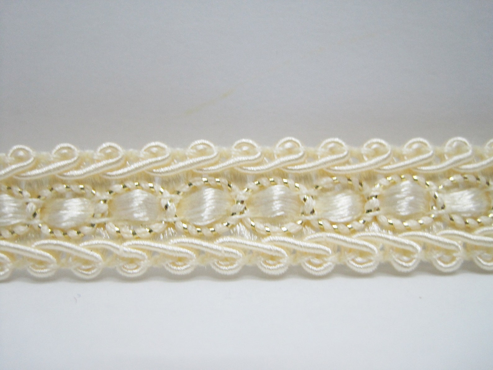 5 Yards 1/2 Cream Gimp Braid Trim Gimp Braid Braided | Etsy