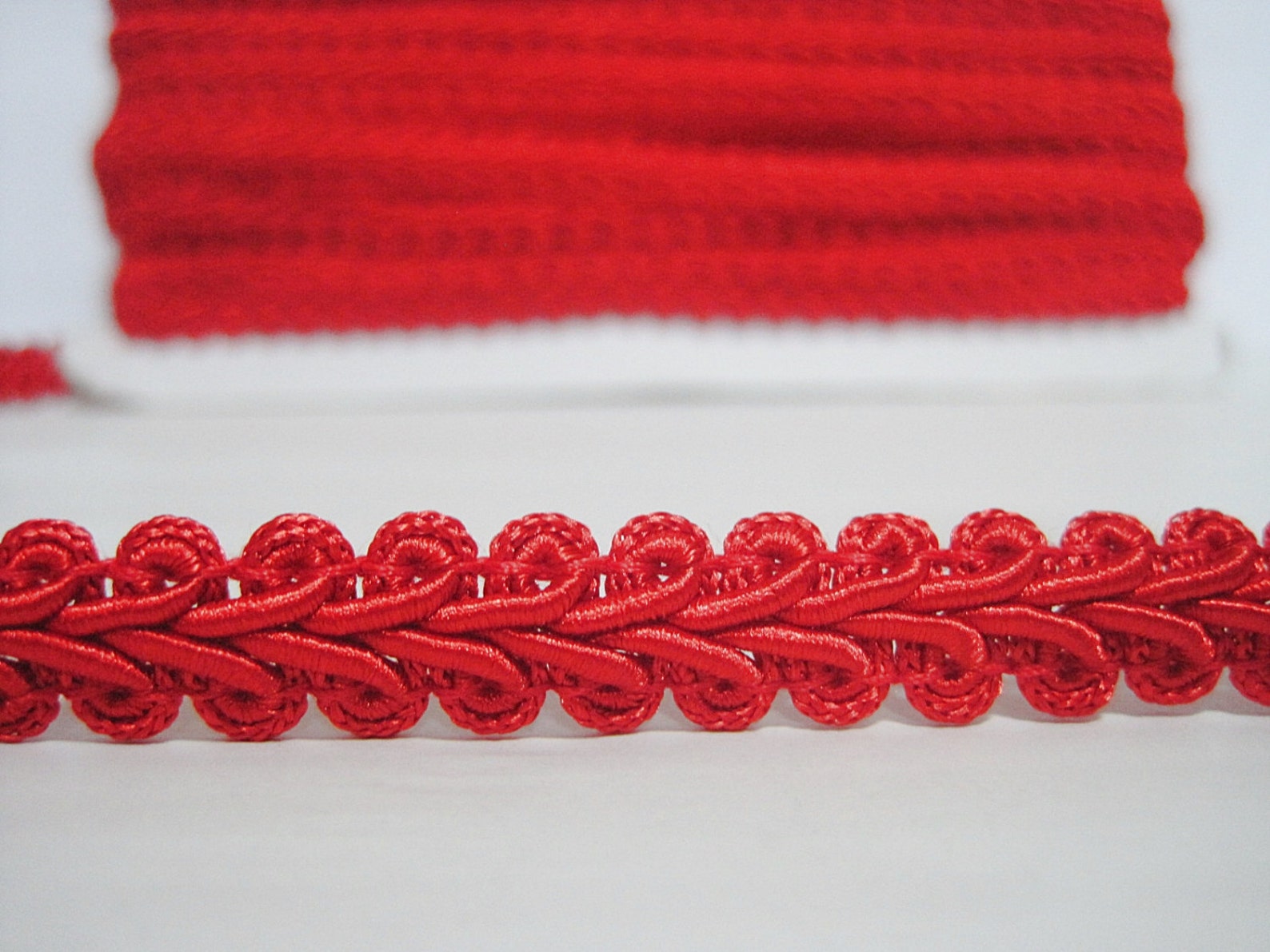 5 Yards 1/2 Red Gimp Braided Trim Gimp Braid Braided - Etsy