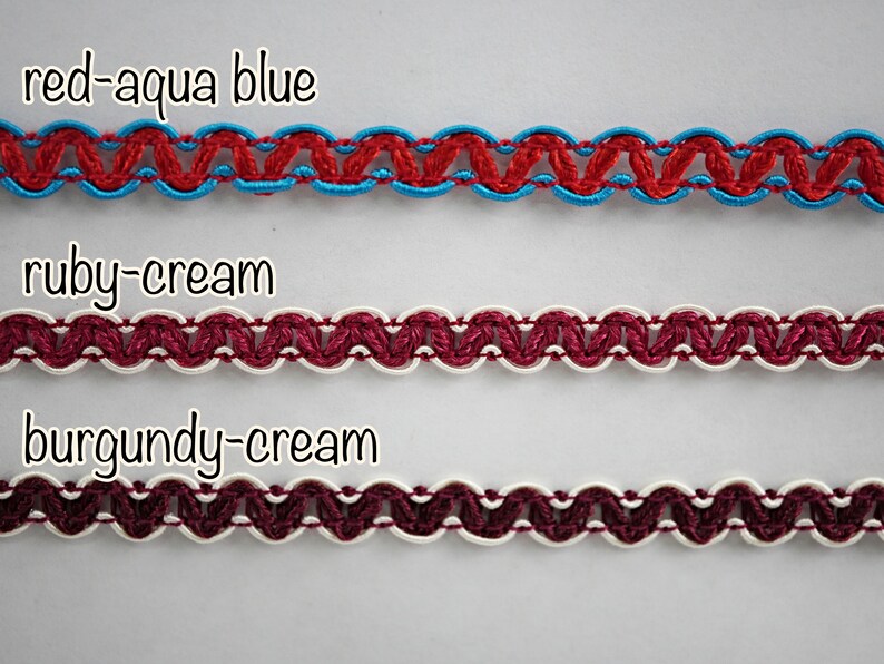 5 Yards Red Rick Rack Rick Rack Trim Zig Zag Trim Zig Zag - Etsy