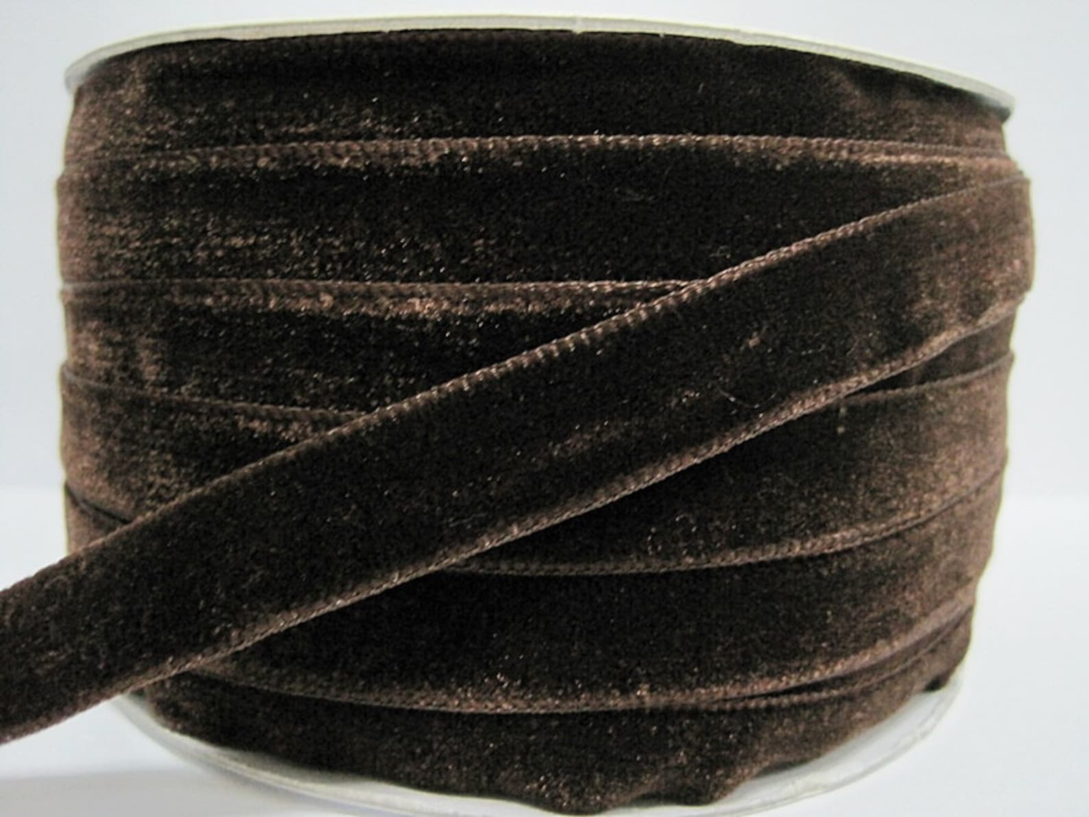 5 Yards 1/2 Dark Brown Velvet Ribbon Brown Ribbon | Etsy