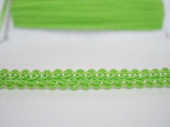 5 Yards 3/16 Lime Green Gimp Braided Trim Gimp Braid | Etsy