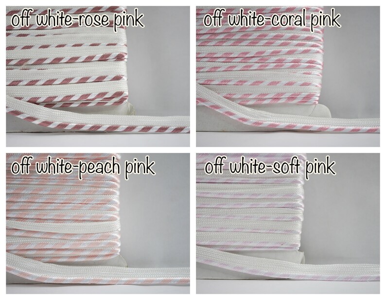 5 Yards Pink Lip Cord Piping Edge Piping Decorative Edging - Etsy