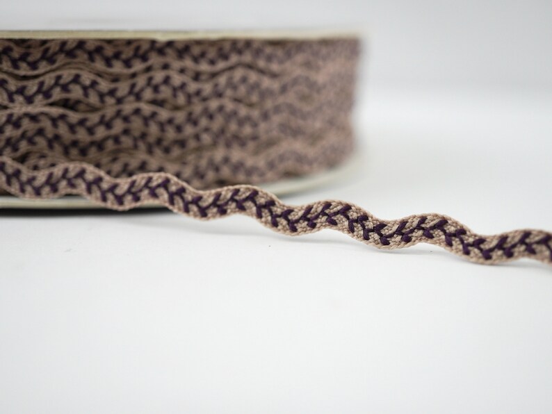 5 Yards Purple Embroidered Rick Rack Tiny Rick Rack Mini - Etsy