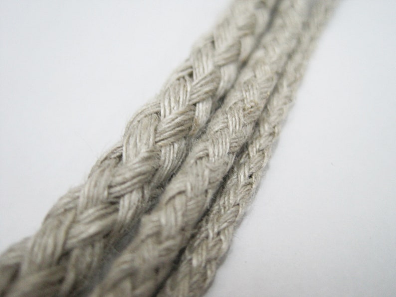 Linen Tubular Braid Linen Cord Linen Trim Linen Ribbon - Etsy