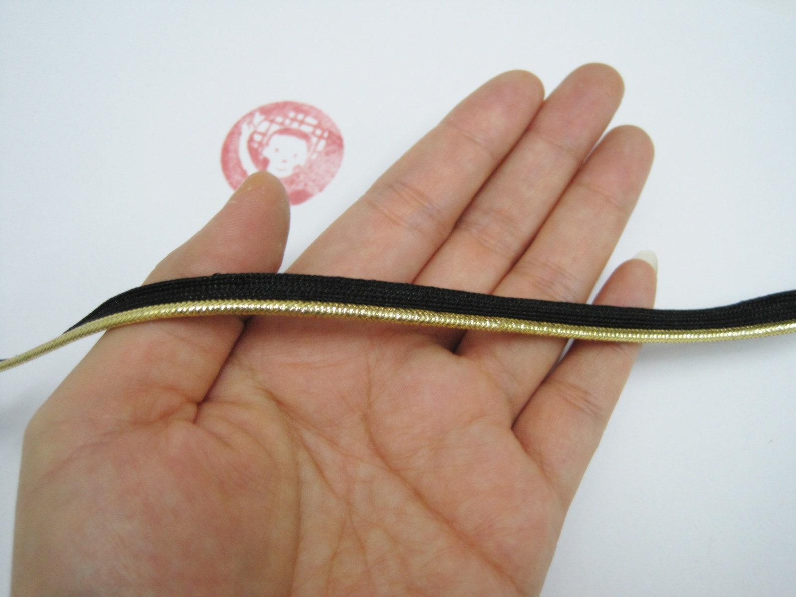 5 Yards Black Gold Metallic Lip Cord Piping Edge Piping | Etsy