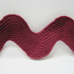 5 Yards Red Jumbo Rick Rack Trim, Red Rick Rack, Jumbo Ric Rac, Rick ...