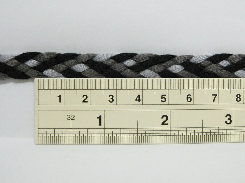 5 Yards Braided Trim Multicolored Trim Flat Braided Cord | Etsy