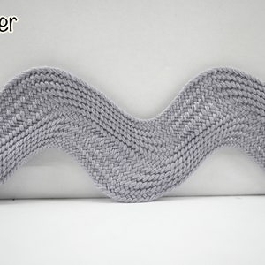 5 Yards Gray Jumbo Rick Rack Trim Gray Rick Rack Rick Rack - Etsy