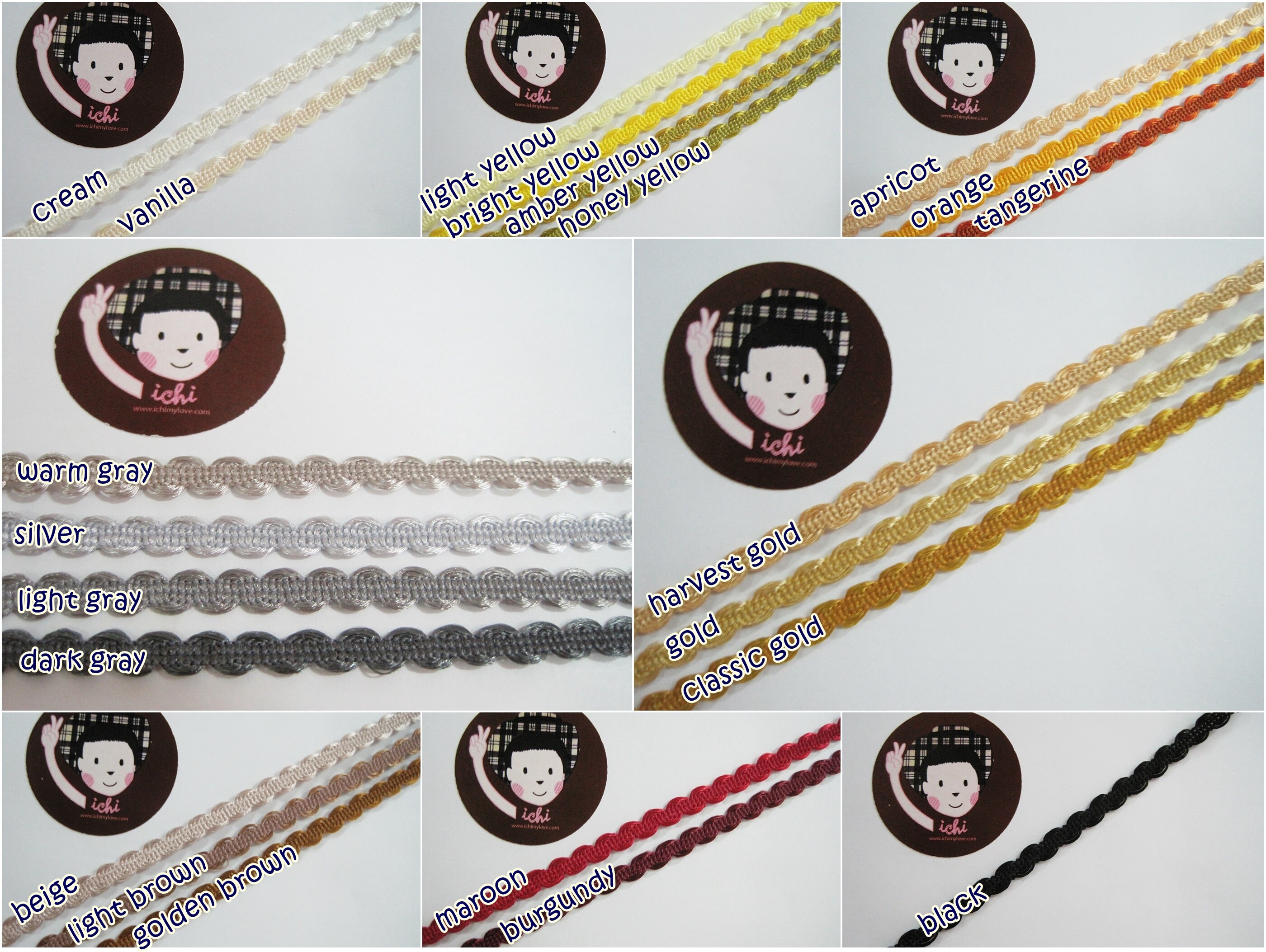 5 Yards 1/4 Cream Shiny Braid Braided Trim Braid Lace | Etsy