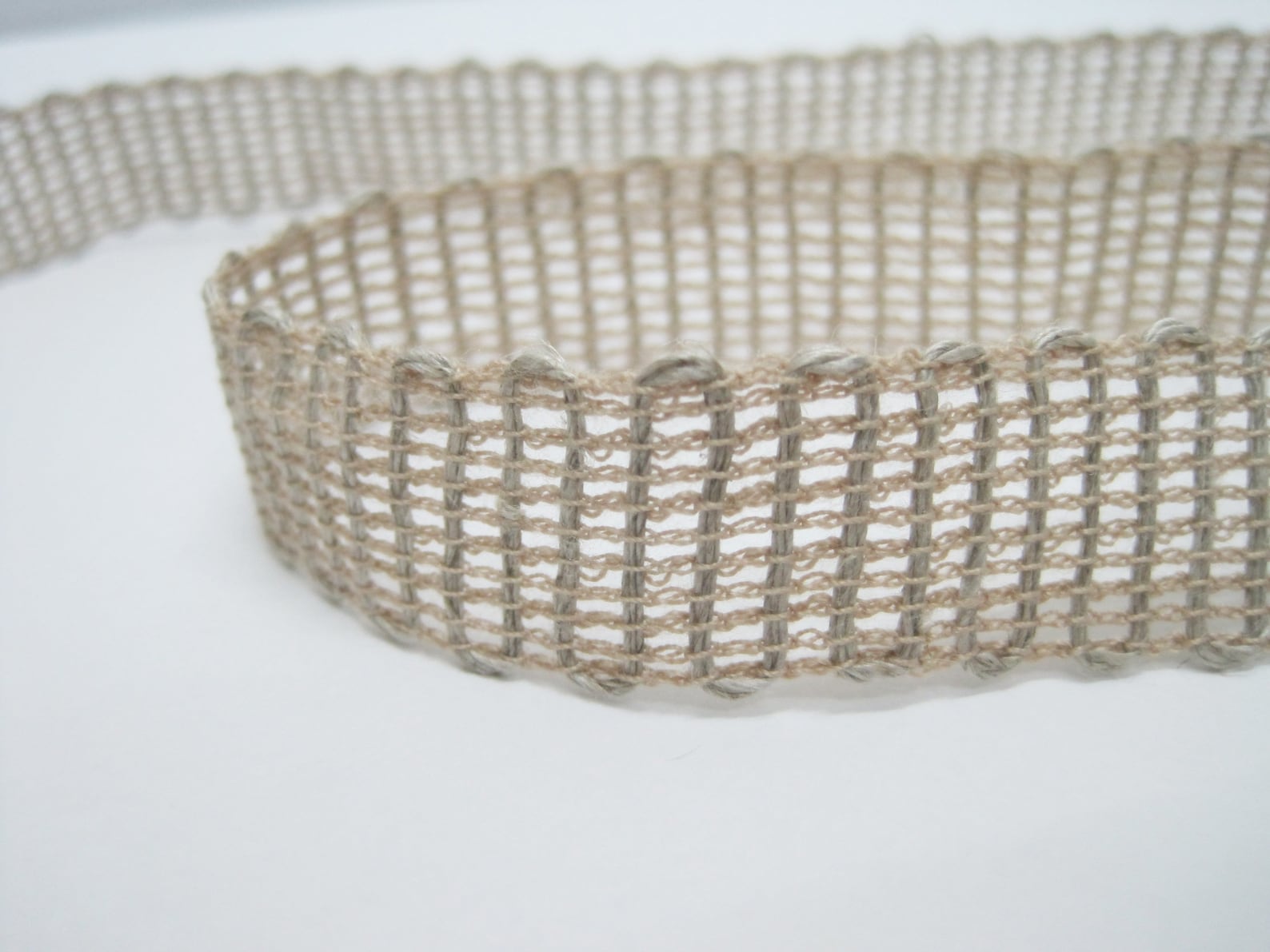 5 Yards Linen Braided Trim, Natural Trim, Wholesale Trims, Linen Lace ...