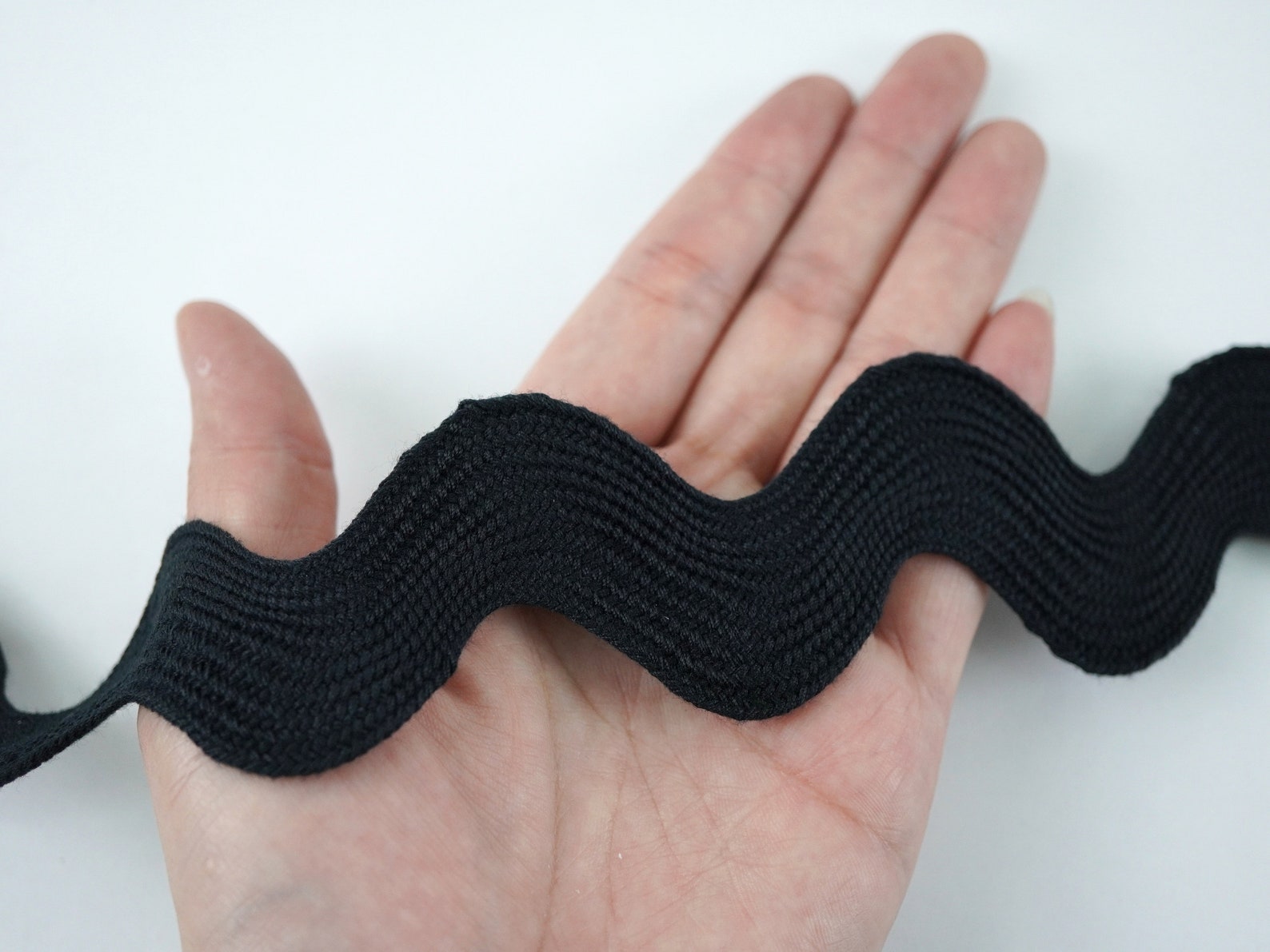 5 Yards Black Jumbo Rick Rack Trim, Black Rick Rack, Rick Rack Trim ...