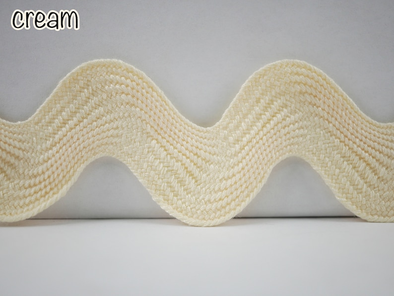 5 Yards Cream Jumbo Rick Rack Trim Ivory Rick Rack Jumbo Ric - Etsy