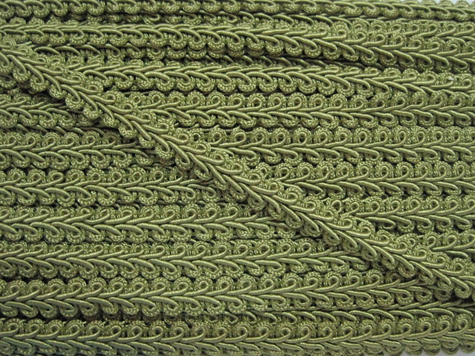 5 Yards 1/2 Olive Drab Green Gimp Braided Trim Gimp | Etsy