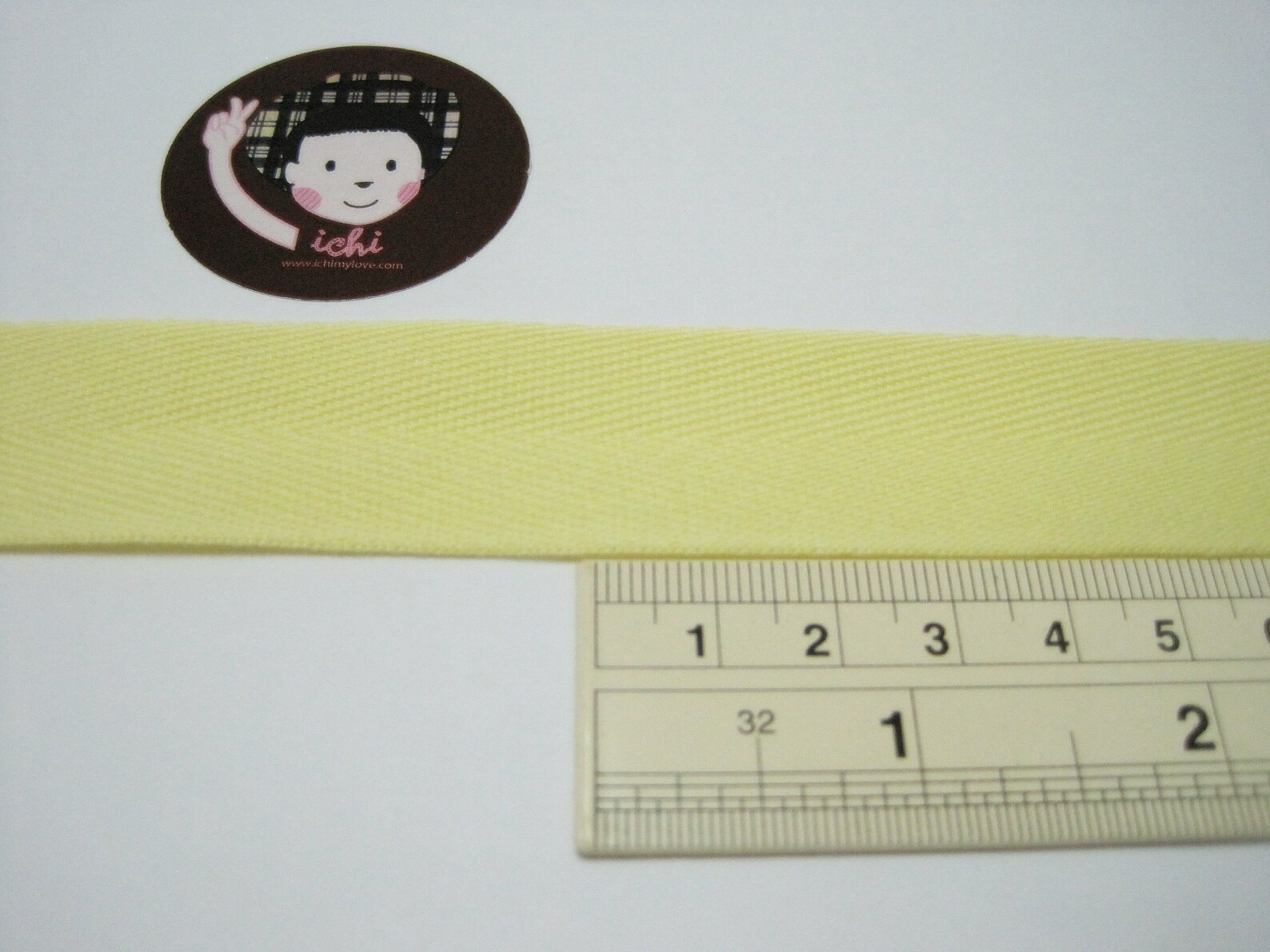 5 Yards 1" Light Yellow Wide Herringbone Tape - Etsy