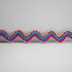 5 Yards 1/2" Multicolored Sparkly Rick Rack - Etsy