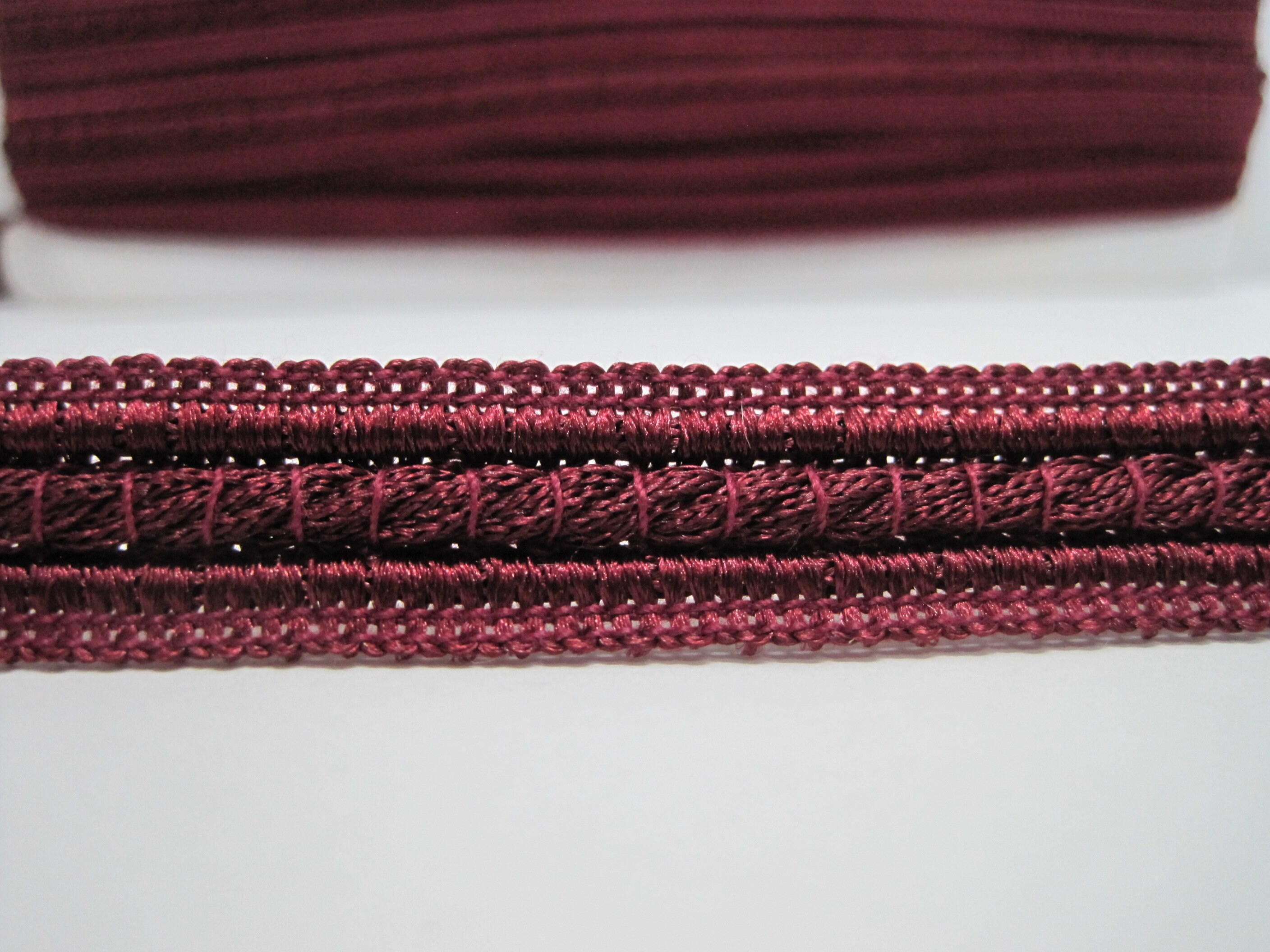 5 Yards Burgundy Braided Trim Gimp Braid Braided Cord Gimp | Etsy