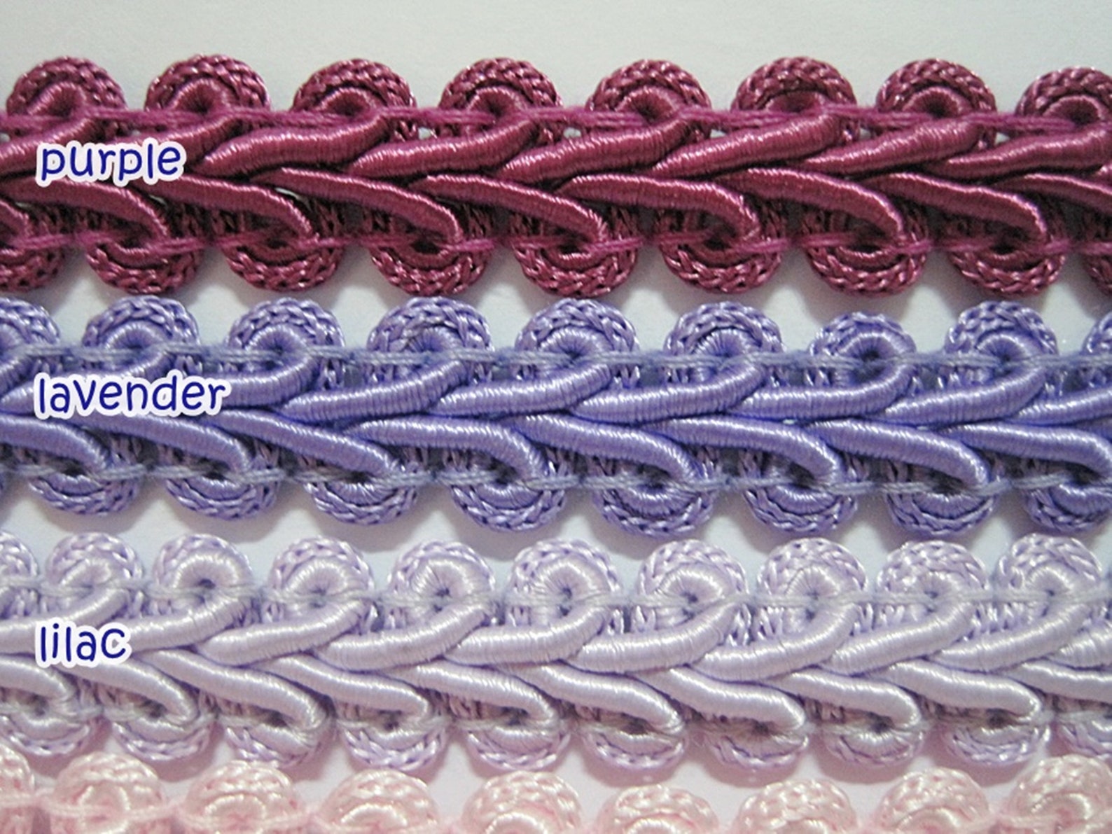 5 Yards 1/2 White Gimp Braided Trim Gimp Braid Braided | Etsy