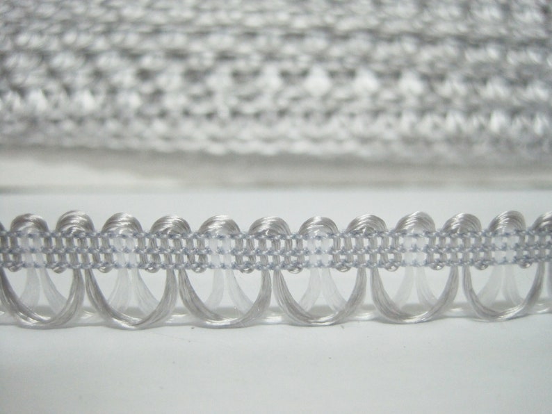 5 Yards Silver-white Scallop Loop Loop Trim Braided Trim - Etsy