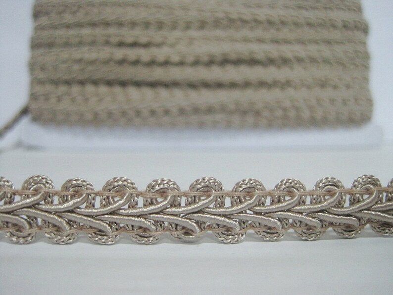 5 Yards 1/2 Warm Gray Gimp Braided Trim Gimp Braid - Etsy