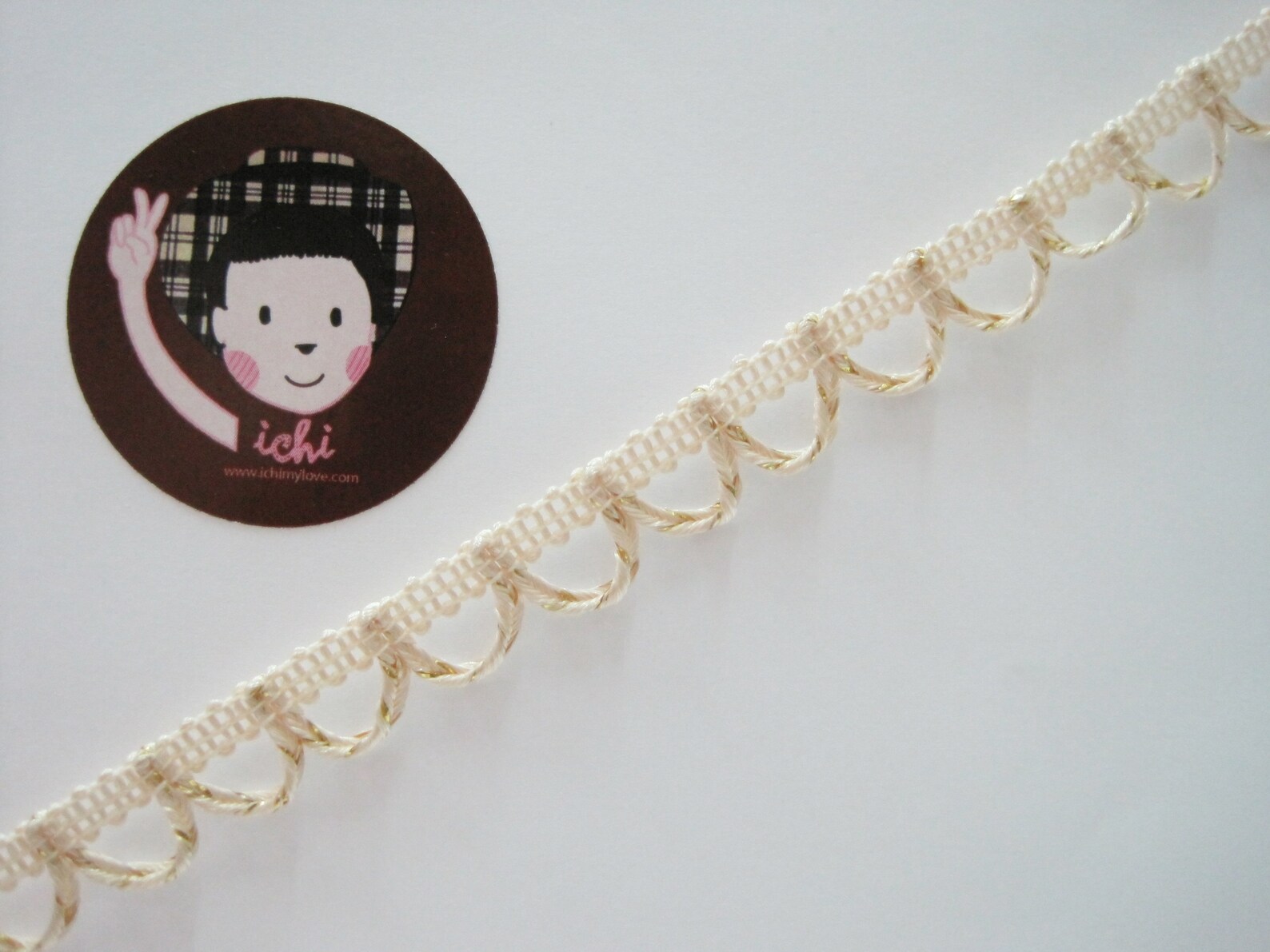 5 Yards Vanilla Scallop Loop Loop Trim Braided Trim Picot - Etsy