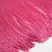 1 Yard 4" to 10" Hot Pink Chainette Fringe, Pink Trim, Fringe Tassel ...