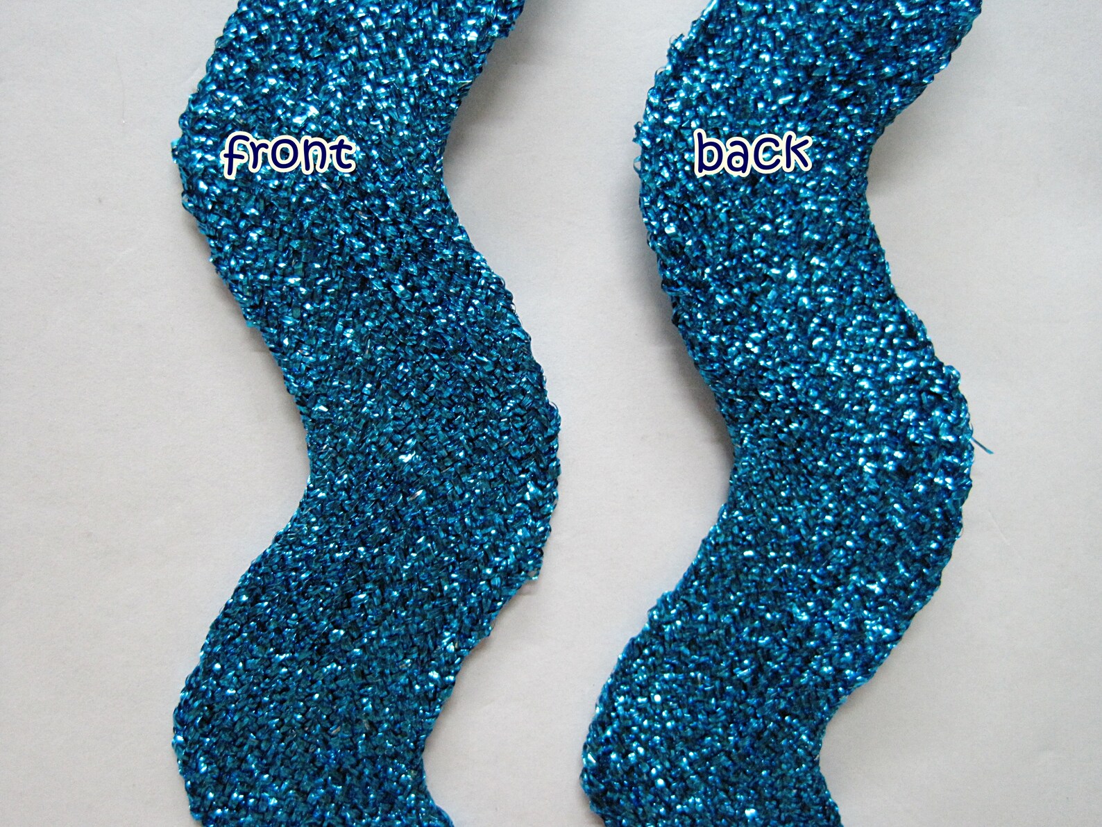 5 Yards Aqua Blue Jumbo Metallic Rick Rack Trim Metallic Rick - Etsy