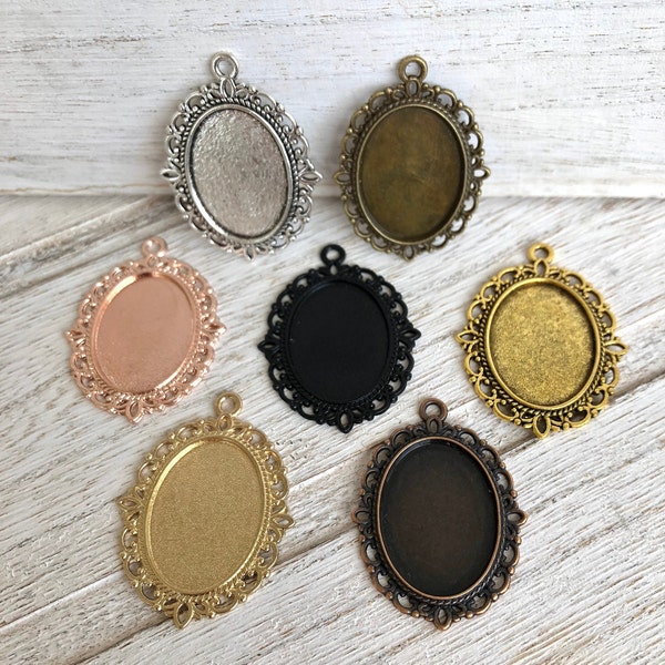 Pendant Frame - Etsy