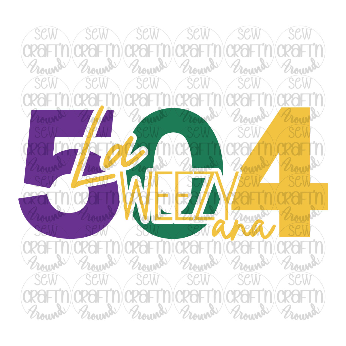 LOUISIANA 504 SVG, Louisiana Area Code, Mardi Gras Svg, New Orleans ...