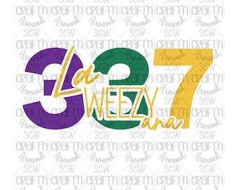 Mardi Gras Tshirt SVG, 337 Mardi Gras Cut File, Lousiana Sublimation ...