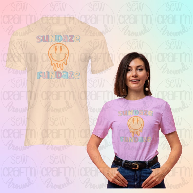 Sundaze Fundaze Svg Cutfile, Cute Retro Summer Svg, Beach Tshirt ...