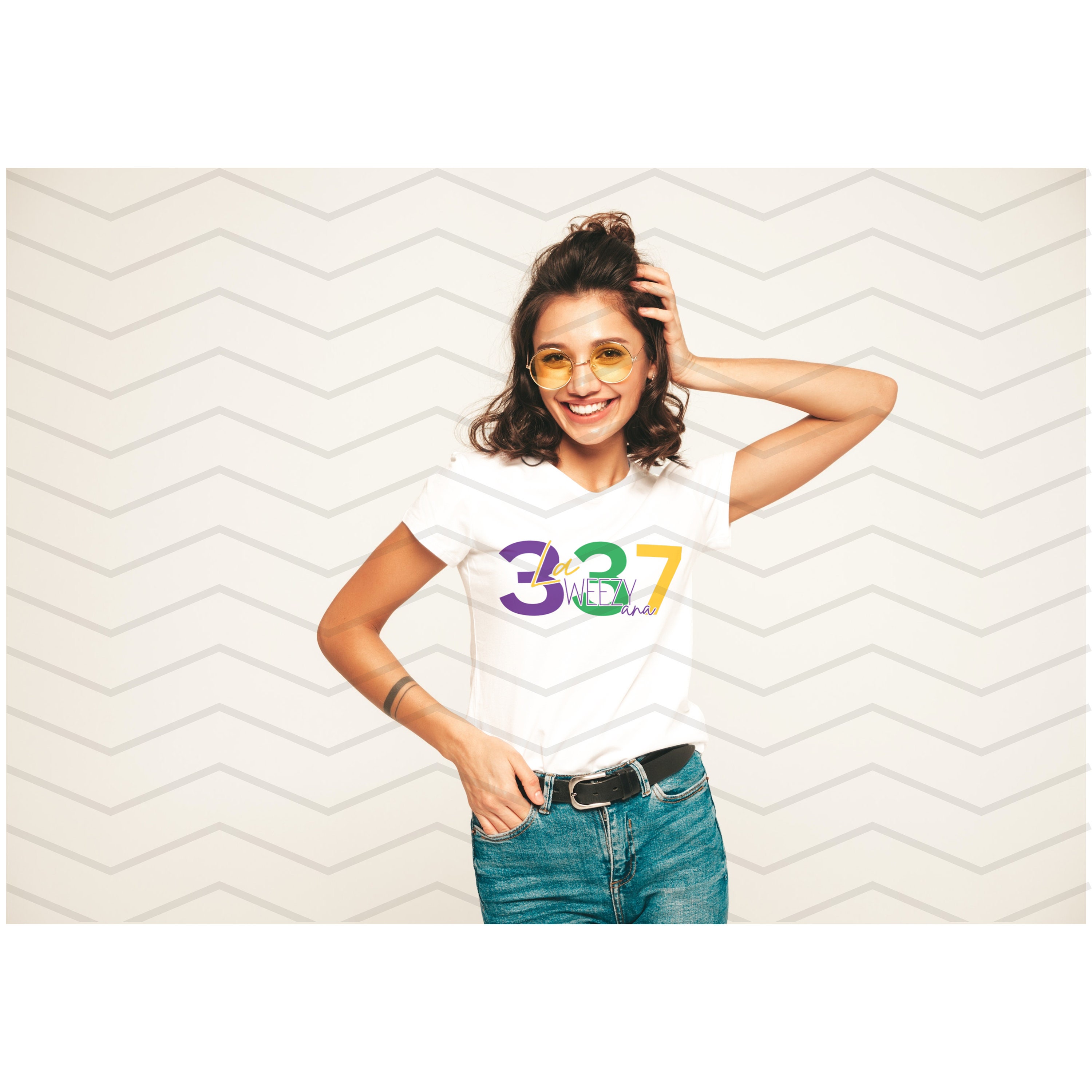 Mardi Gras Tshirt SVG, 337 Mardi Gras Cut File, Lousiana Sublimation ...