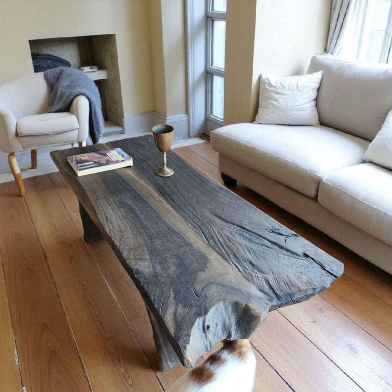 Natural Wood Coffeetable - Etsy
