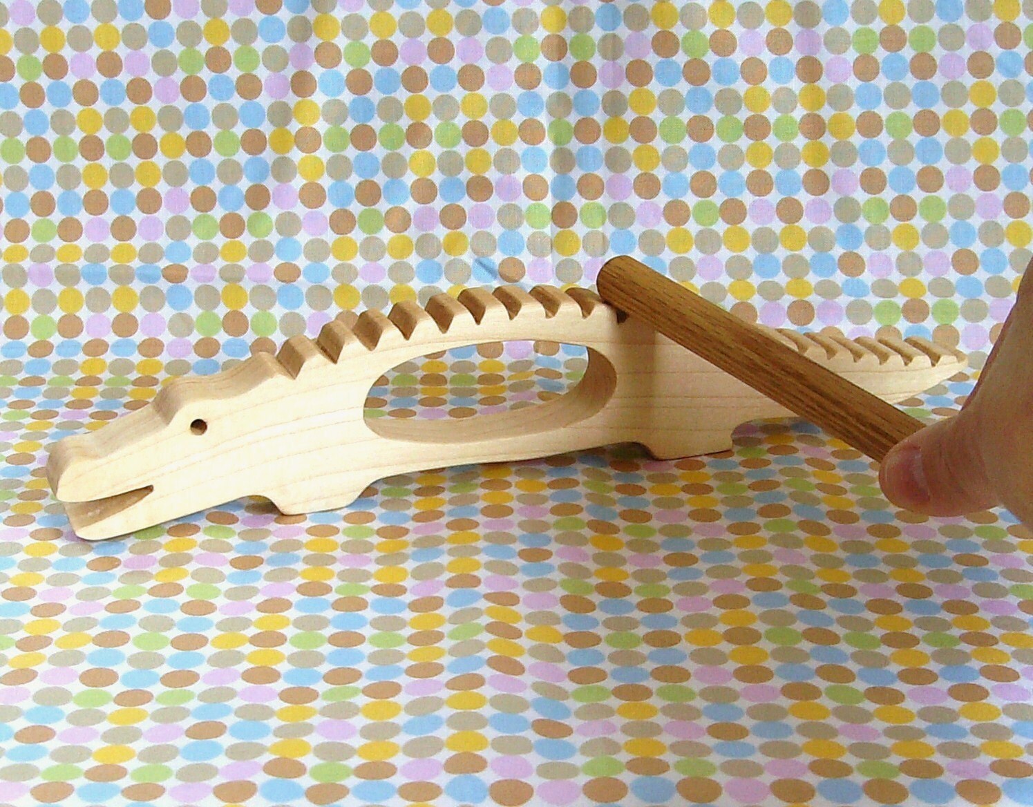 Albert the Alligator Percussion Instrument Natural Wooden - Etsy UK