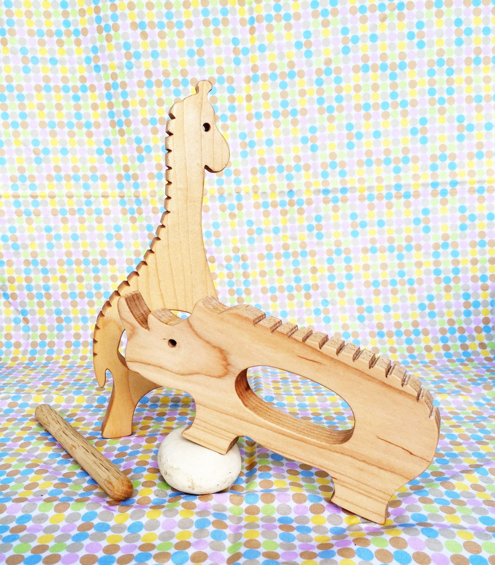 Jenny the Giraffe Percussion Instrument Natural Wooden Toys - Etsy ...