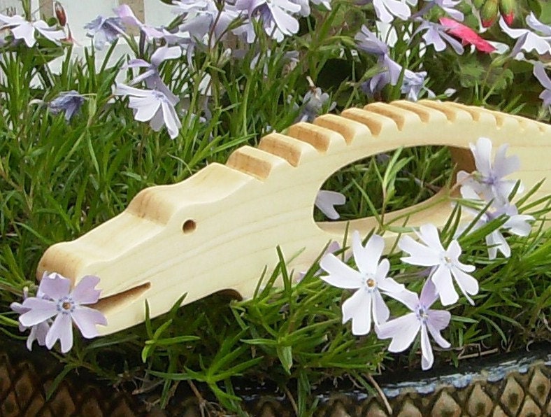 Albert the Alligator Percussion Instrument Natural Wooden - Etsy UK