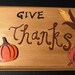 Give Thanks Hand Painted Sign - Etsy