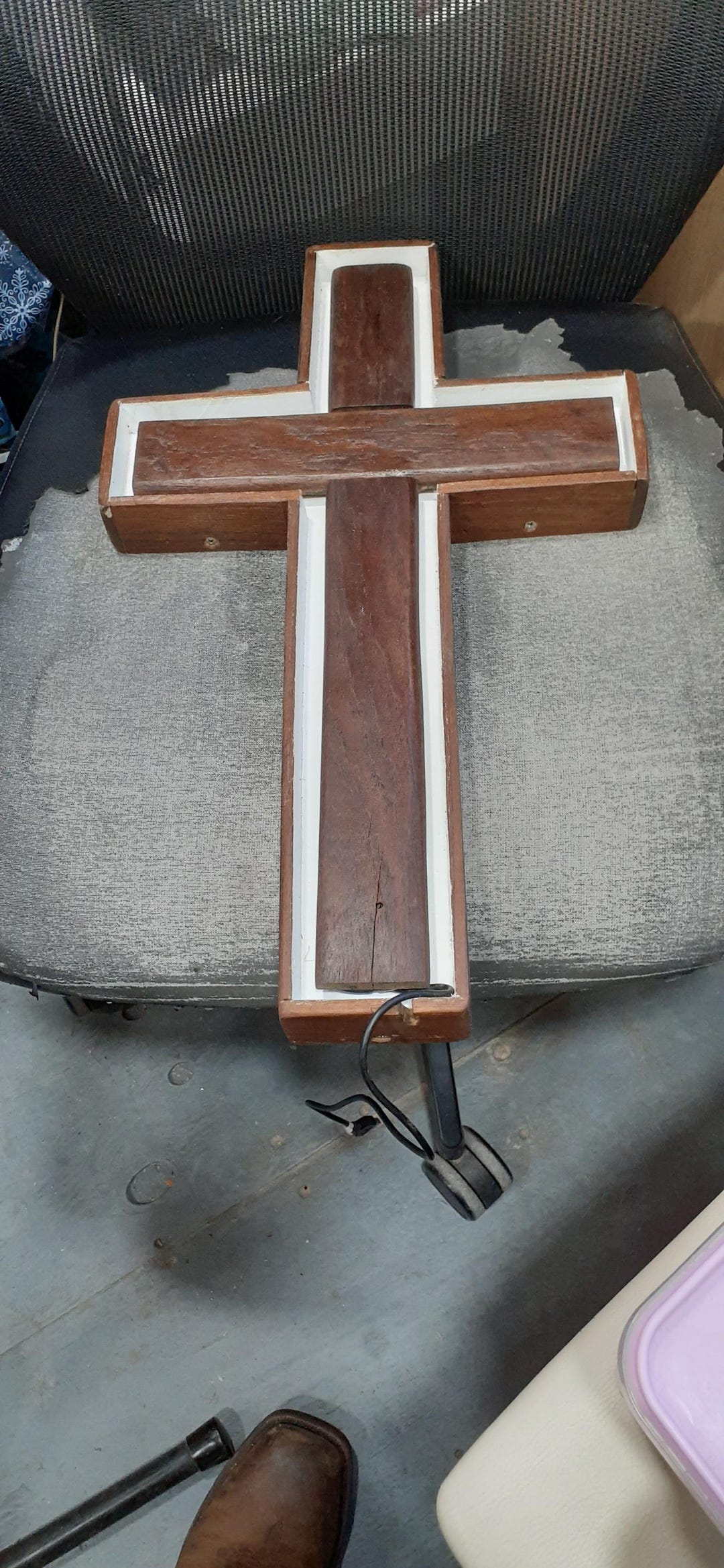 Light up Wooden Cross - Etsy