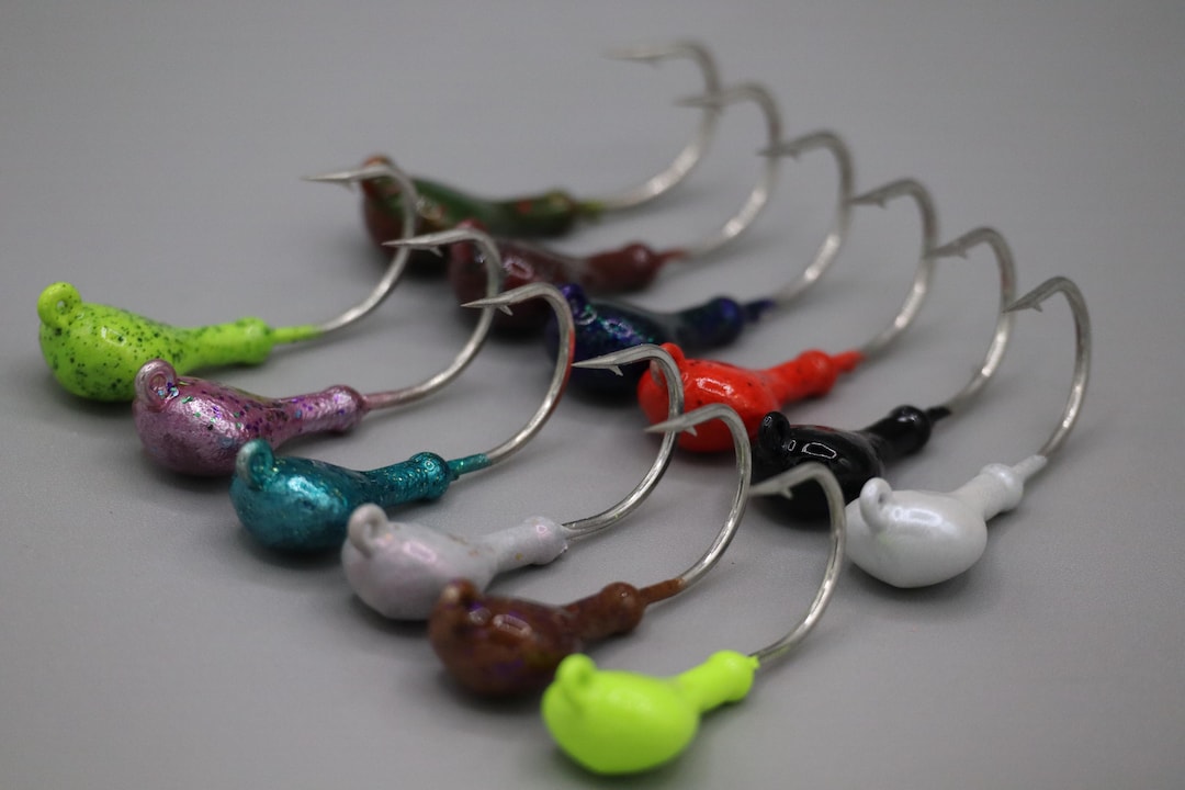 Sparkie Fishing Jig 5pk - 1/4 Ounce, 3/8 Ounce, 1/2 Ounce - Powder Coat ...