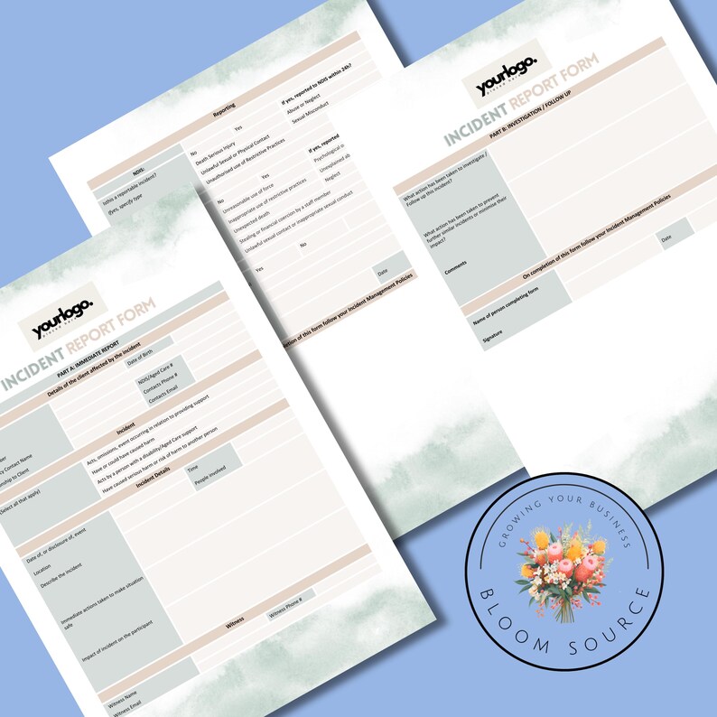 Incident Report Form - NDIS Aged Care. Independent Support Worker ...