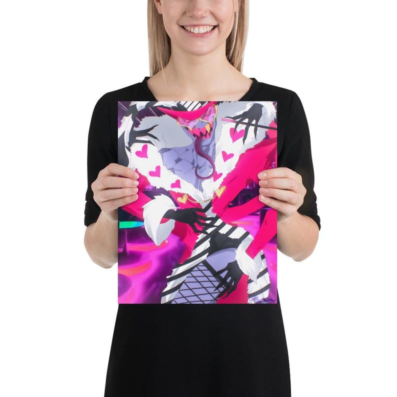 Valentino Art Print – Hazbin Hotel Moth Pimp Poster | Matte Wall Decor ...