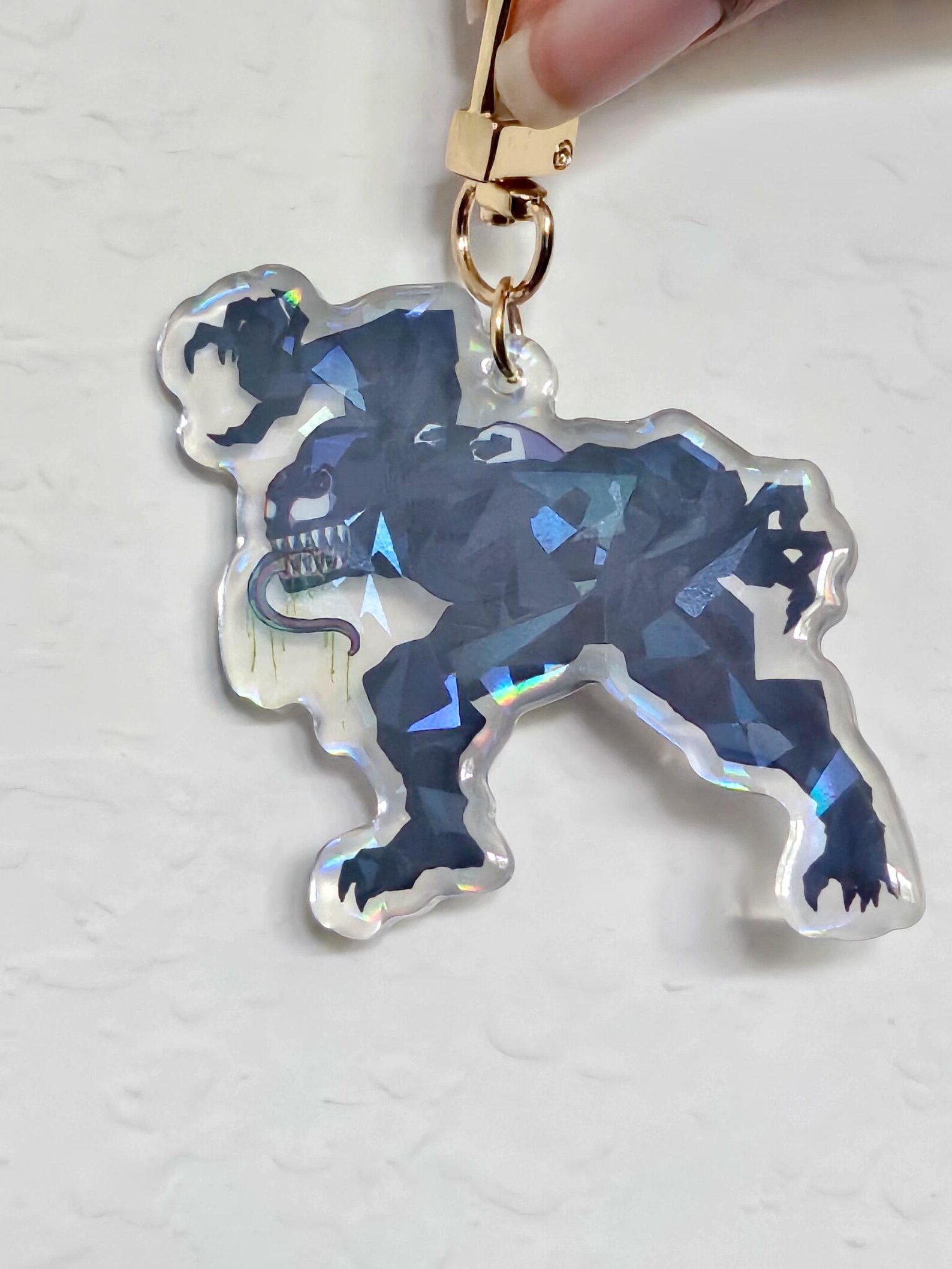 Venom Keychain – Marvel Comics Lethal Protector Double-sided ...
