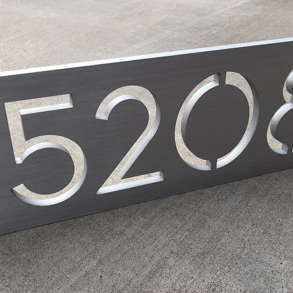 Brushed Aluminum Plaque - Etsy