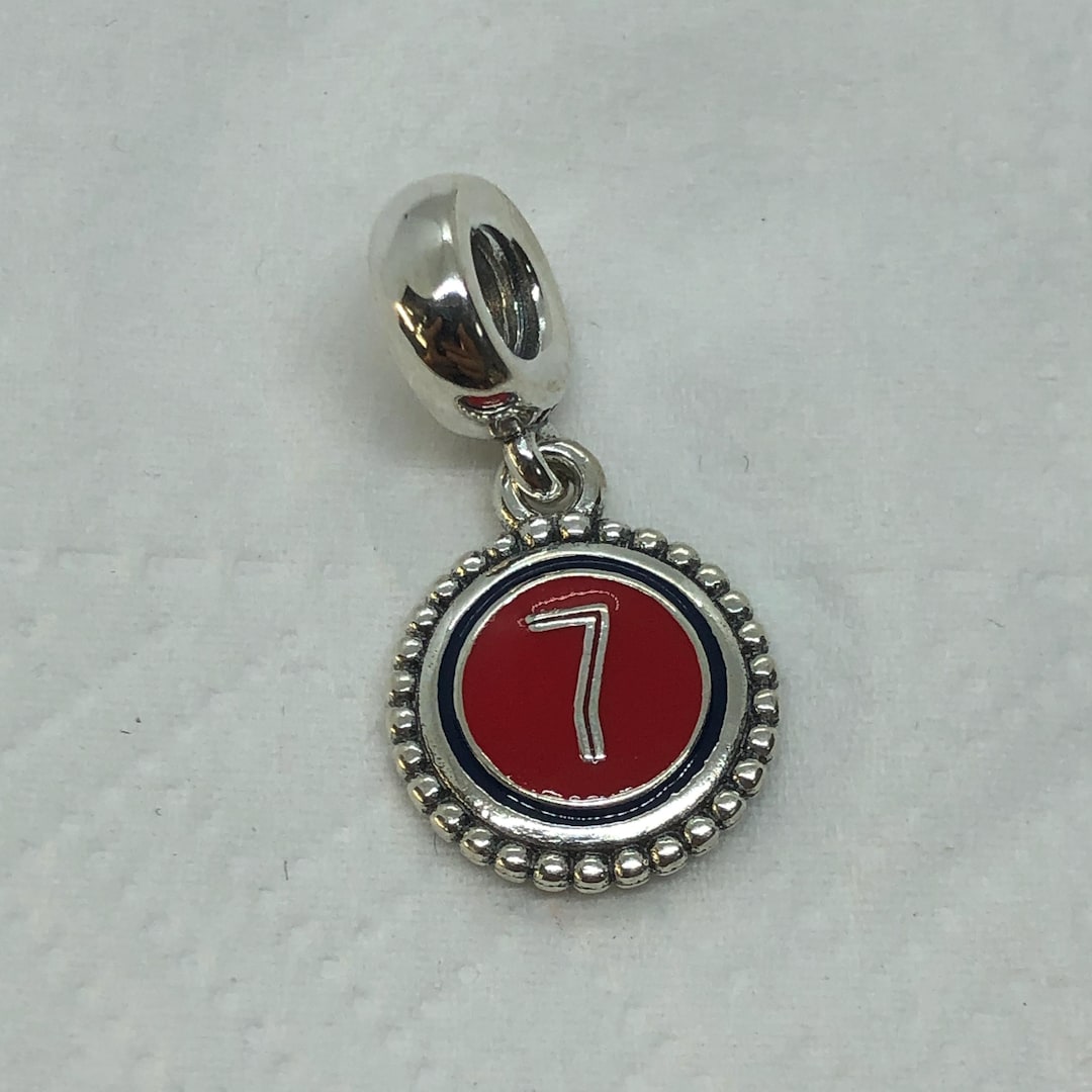 Pandora Chile National Team Jersey #7 Dangle Charm/ Travel Charms ...