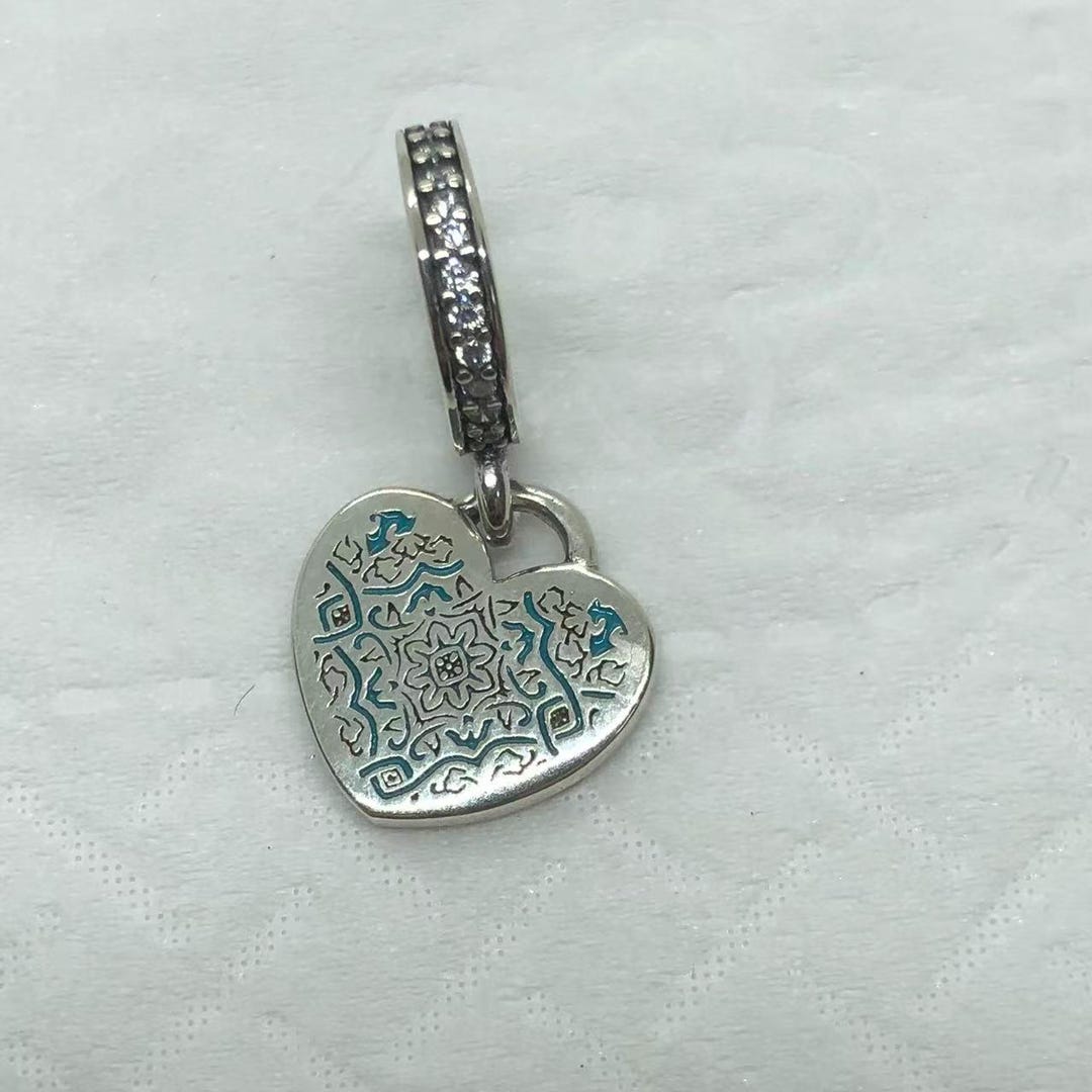 Pandora Traditional Portuguese Tile Engravable Dangle Charm/travel ...