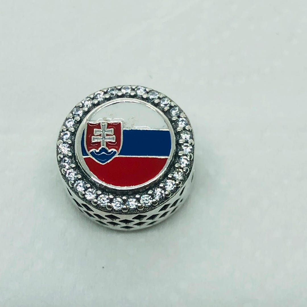 Flag of Slovakia Exclusive Bead Charm|travel Bead |birthday Gifts|s925 ...
