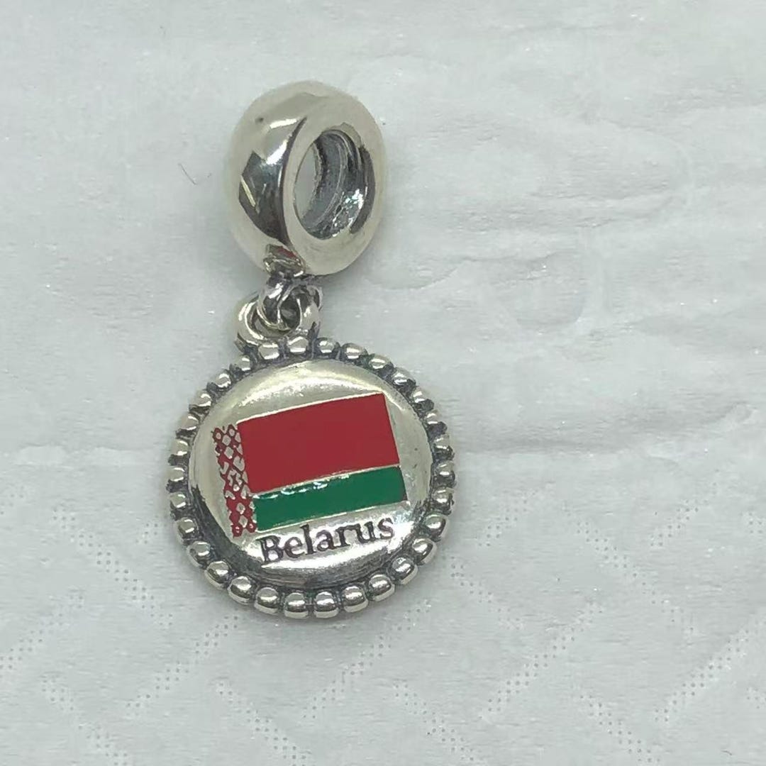 Pandora Country of Belarus EXCLUSIVE Flag Enamel Dangle Charm/travel ...