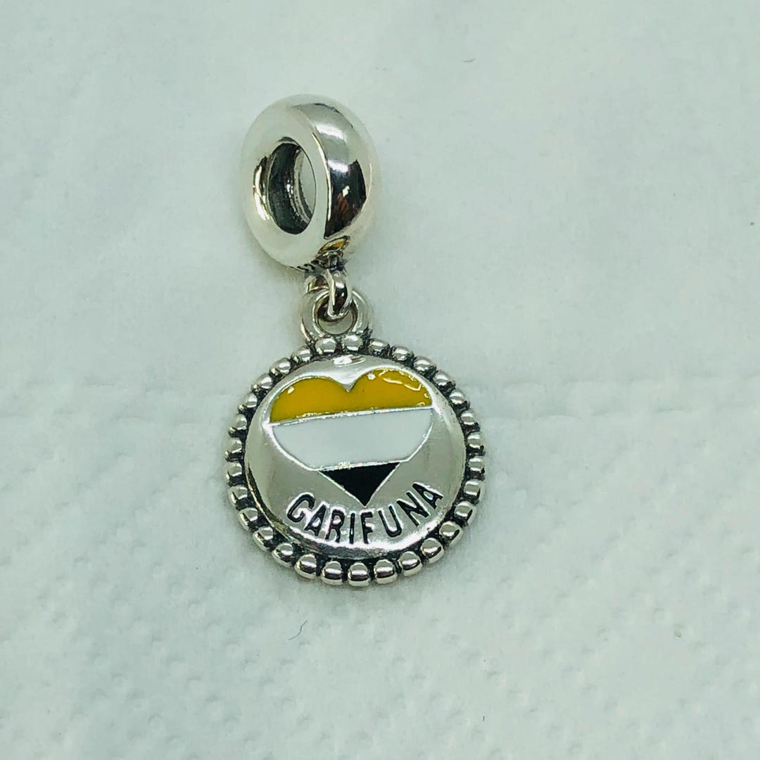 Garifuna Country Flag Exclusive Dangle Charm/travel Charms|birthday ...