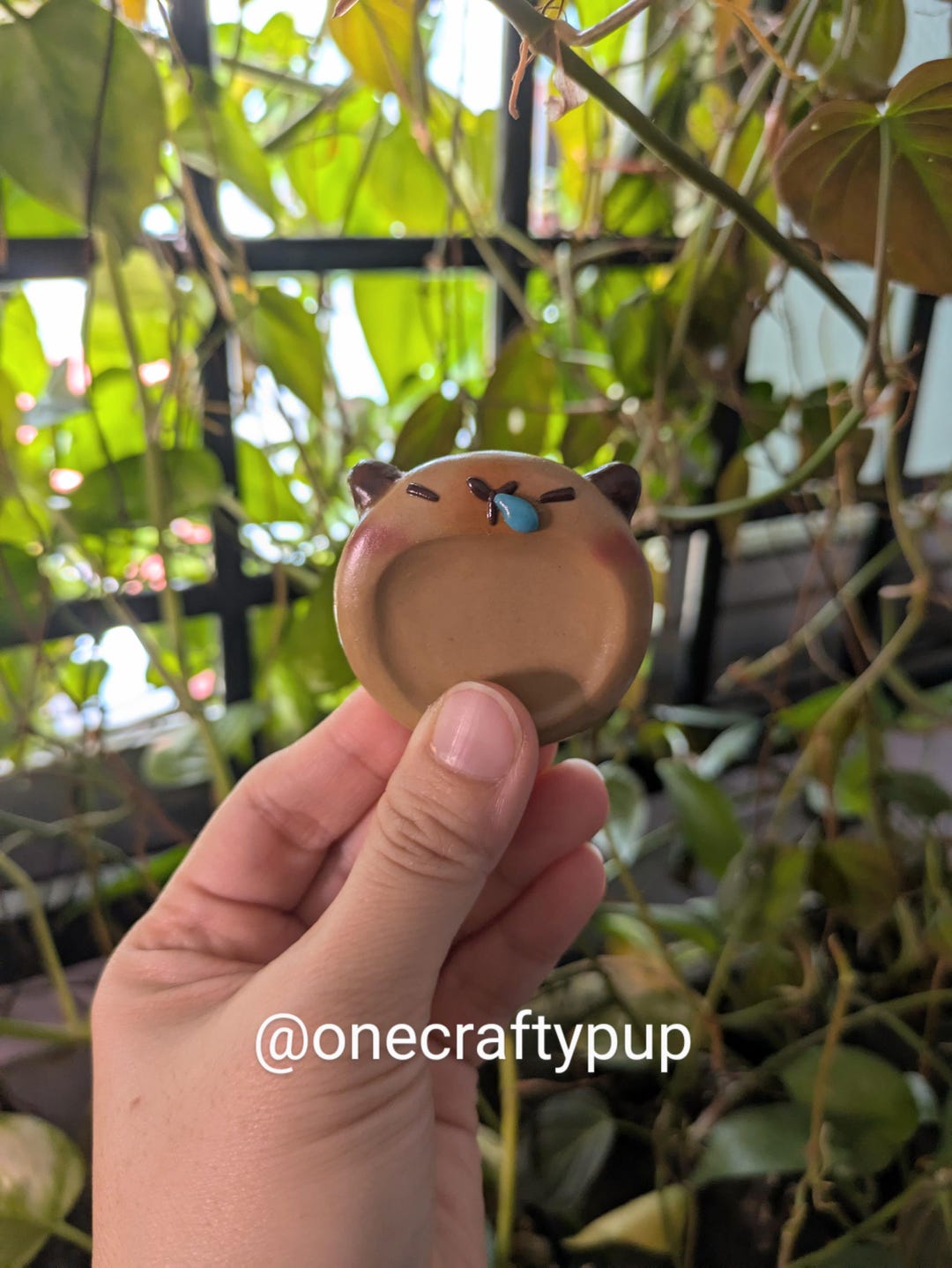 Worry Stone - Capybara Polymer Clay (pre-order) - Etsy